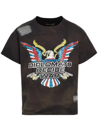 Who Decides War by Ev Bravado t-shirt Diplomats Decide - Noir