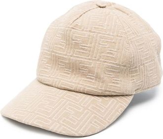 Fendi Logo-pattern Baseball Cap