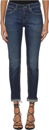 Dondup Femme, Jeans, Bleu, Taille: W28 Straight Leg Jeans