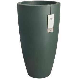 ELHO June Rund High 40 - Blumentopf f&uuml;r Innen und Au&szlig;en - 100% recyceltes Plastik - &Oslash; 39.0 x H 70.1 cm - Gr&uuml;n/Emerald Gr&uuml;n
