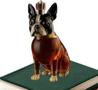 Generico Terrier Carafe &agrave; whisky - Carafe cr&eacute;ative en verre animal avec fermeture al&eacute;atoire, r&eacute;cipient &eacute;l&eacute;gant pour spiritueux, whisky, liqueur | Id&eacute;al pour le