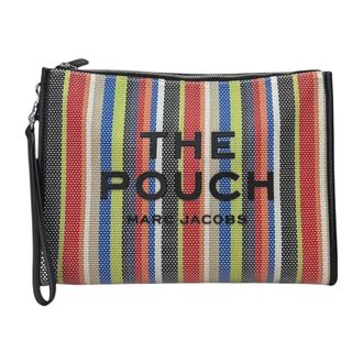 Marc Jacobs Stripe Mesh Large Pouch - - Bags - Damen - Mehrfarbig - ONE SIZE