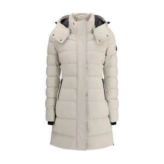 Moose Knuckles Gepolsterte Midi-Daunenjacke - - Jackets - Damen - Wei&szlig; - XL