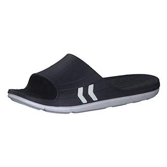 Hummel Unisexe Nielsen Slide Sandal, bleu marine, 30 EU