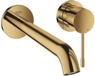 GROHE Essence - Waschtischarmatur l, 2-Loch Montage, Cool Sunrise 19967GL1 - Grohe