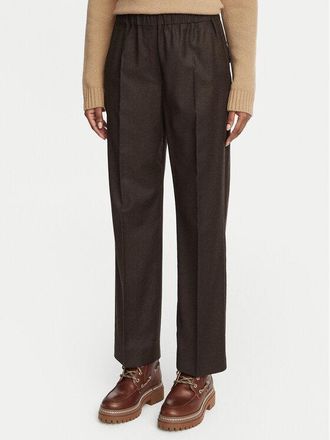 Max Mara Stoffhose Hateley 2625136042 Braun Regular Fit