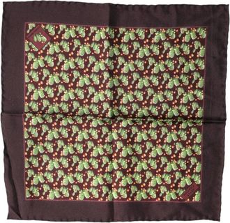 Dolce & Gabbana Homme, Accessoires, Multicolore, Taille: ONE Size Cactus Print Square Handkerchief Scarf