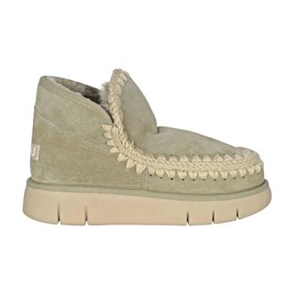 Mou Gem&uuml;tliche Eskimo Stil Winterstiefel - - Shoes - Damen - Gr&uuml;n - 39 EU