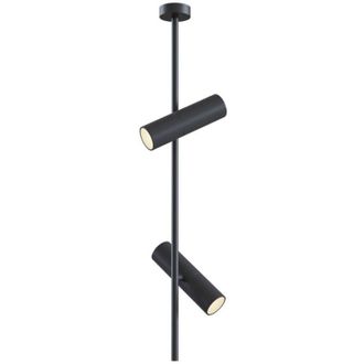 Maytoni Elti Plafonnier Spotlight Suspension Noir, 2 Lumières, GU10