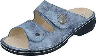 Finn Comfort Femme Sansibar Sandales Ouvertes, Bleu, 40 EU