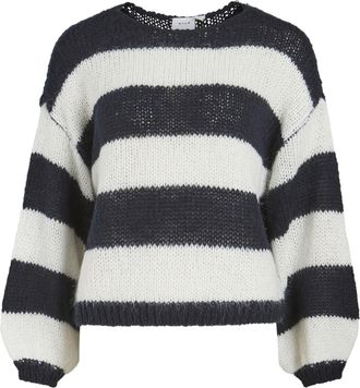 Vila Female Strickpullover Gestreifter