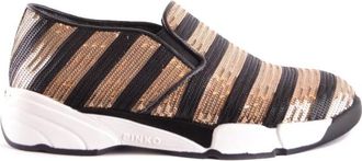 Pinko Pinko, Femme, Chaussures, Multicolore, Taille: 37 EU Baskets en tissu ray&eacute; &agrave; enfiler