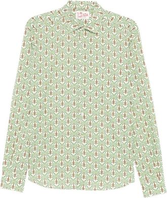 MC2 Saint Barth Homme, Chemises, Multicolore, Taille: L Sikelia Palm Tile Shirt