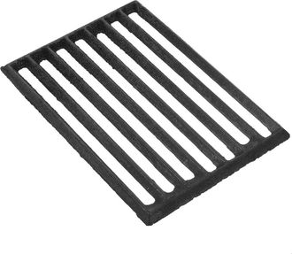 SOLUSTRE Rechteckiger Grillrost Aus Eisen Für Kamin Metall-kaminrost Einfacher Kaminrost Grillrost Für Camping BBQ Und Gartenparty Langlebig Und Praktisch