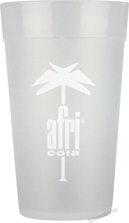 Afri Cola 0,2l Mehrwegbecher 6 Stück Kunststoff Becher transparent mattiert