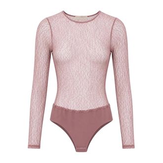 Rinascimento Body aus Netzstoff - - Tops - Damen - Rosa - XL