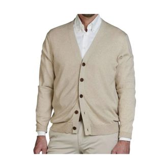 Hansen & Jacob Hansen & Jacob, Homme, Pulls, Beige, Taille: M 12079-14 Cardigan