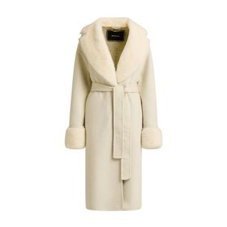 Kiton Kaschmir Pelzmantel Eleganter Stil - - Jackets - Damen - Beige - M