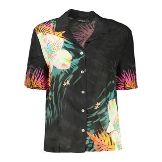Desigual Cam Swim-Daikiri Shirt - - Blouses & Shirts - Damen - Schwarzk - XS