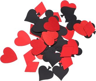Cabilock 60g Poker Konfetti Kunststoff Partydeko Bar Tischstreuung Casinospiele Zubeh&ouml;r F&uuml;r Geburtstag Hochzeit