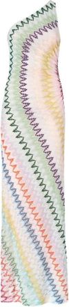 Missoni Femme, Robes, Multicolore, Taille: 38 FR Robe Longue Monopaule en Viscose Lam&eacute;e Chevron