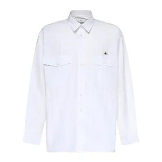 Vivienne Westwood Homme, Chemises, Blanc, Taille: XL Bernhard Shirt
