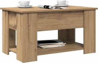 Generic Couchtisch, Liftplatte aus Holzwerkstoff mit Unterer Offener Ablage, Moderner, Minimalistischer Wohnzimmer-Mitteltisch f&uuml;r Heimdekoration und den (79 