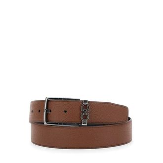 Ferragamo Homme, Accessoires, Brun, Taille: 115 CM Ceinture Classique Marron avec Boucle