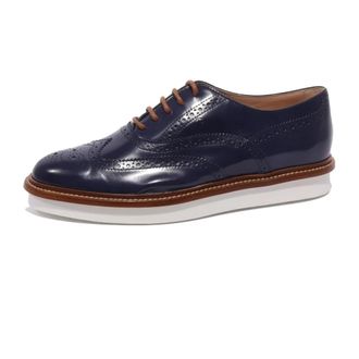 Tod's Italienische Oxford-Schuhe mit Brogue-Details - - Shoes - Damen - Blau - 36 1/2 EU