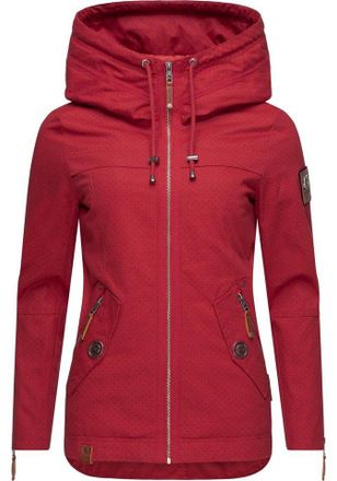 Navahoo Outdoorjacke Wekoo moderner Damen &Uuml;bergangsparka aus Baumwolle mit Kapuze