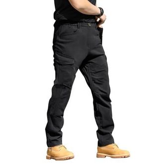 Generic Pantalon tactique militaire pour homme, s&eacute;chage rapide, imperm&eacute;able, pour la marche, la randonn&eacute;e, les voyages, la p&ecirc;che, pantalon cargo &agrave; taille &eacute;las