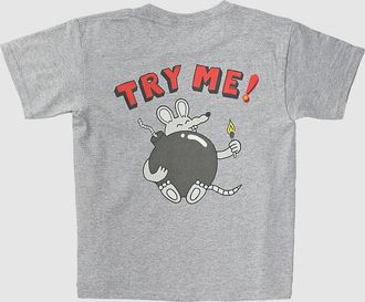 A.Lab Try Me Kids T-Shirt ash