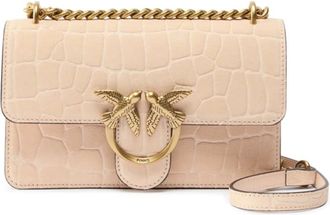 Pinko Pinko, Femme, Sacs, Beige, Taille: ONE Size Mini Love Bag One