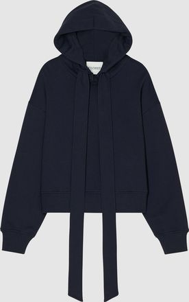 Closed Sweatshirt Bow Tie Hoodie Dark Night