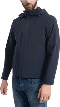 H&egrave;SKIMO Homme, Vestes, Bleu, Taille: M Giubbotto cappuccio staccabile