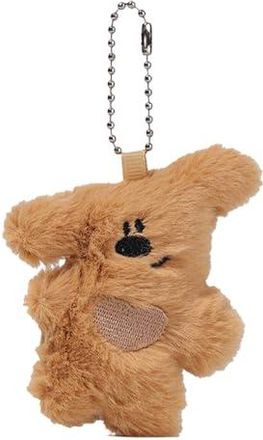 Generico Porte-cl&eacute;s en forme dours en peluche, peluche en forme dourson - Porte-cl&eacute;s de voiture design &agrave; t&ecirc;te inclin&eacute;e, mignon porte-cl&eacute;s pour voiture, sac, pe