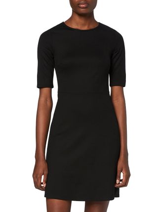 Find. FIND Damen 161136a freizeitkleid damen, Schwarz (Black), 40 (Herstellergr&ouml;&szlig;e: Large)
