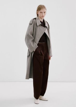 Mango Kurzarm-Strickjersey braun - Damen - XS - MANGO