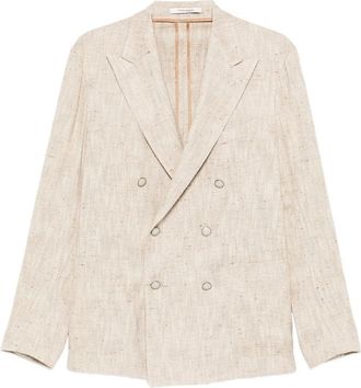 Tagliatore Peak-lapel Double-breasted Blazer
