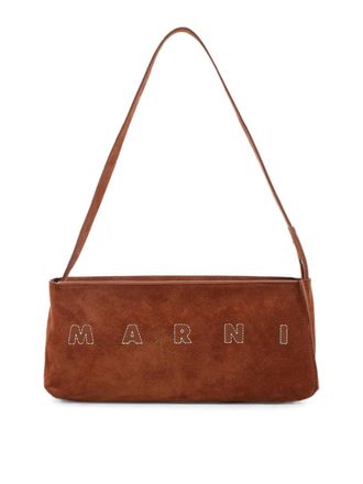 Marni Sac Port&eacute; &Eacute;paule - Marron