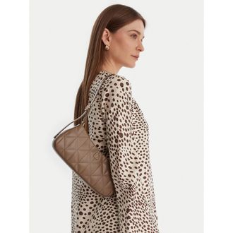 Calvin Klein Handtasche Calvin Klein Quilted Sm Shoulder Bag LV04F3327G Beige