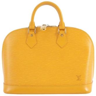 Louis Vuitton Pre-owned Cuir sacs-louis-vuitton - Femme - Pre-owned - Jaune - Taille: ONE Size