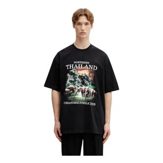 VETEMENTS Thailand Tourist T-Shirt - - Tops - Herren - Schwarzk - L