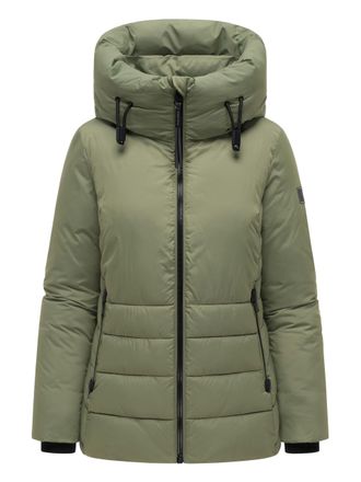 Navahoo Damen Winter Steppjacke Waldengel mit Kapuze