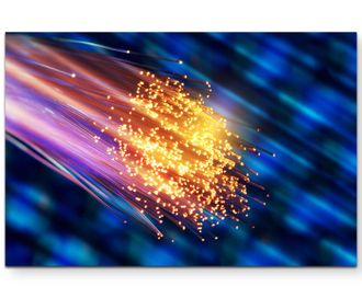 Paul Sinus Art Glasfaser beleuchtet - Fotografie - Leinwandbild 120x80cm