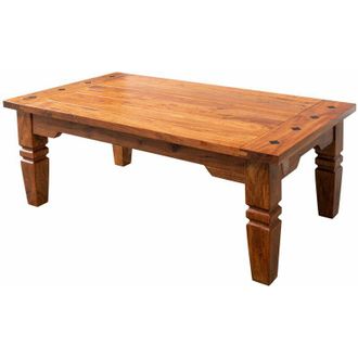 Massivmoebel24 Couchtisch Akazie 110x60x40 honig lackiert oxford 0428