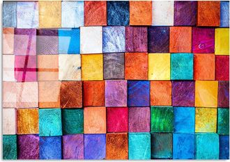 Wallity Arte Murale In Vetro Di Sicurezza, Decorazione In Vetro Painting Multicolore