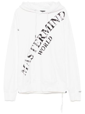 MASTERMIND WORLD hoodie à logo imprimé - Blanc