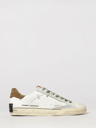 Crime London Baskets basses Deconstructed bicolores en cuir avec logo lettrage