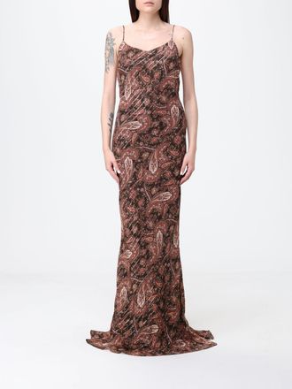 Andamane Kleid Damen Farbe Bunt